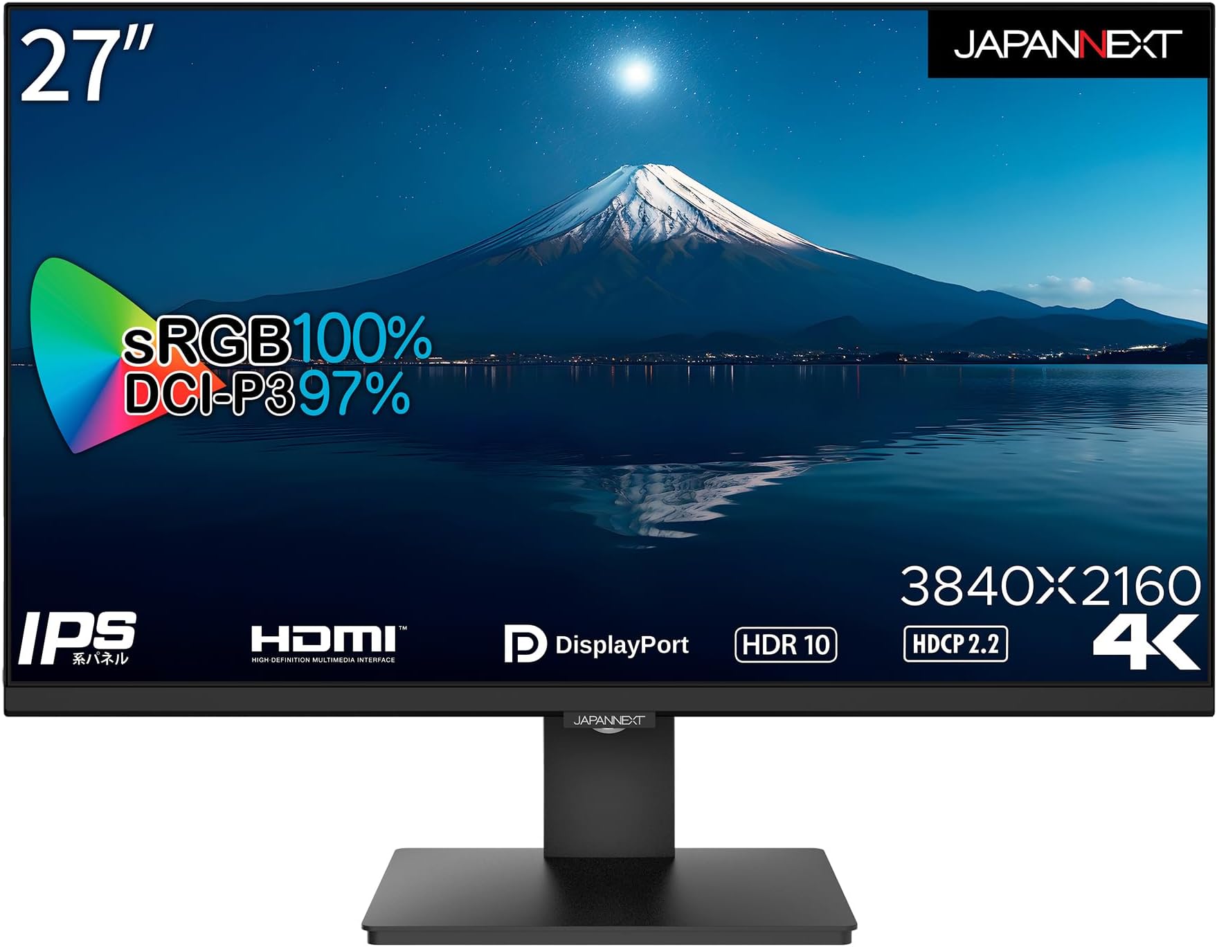 Amazon.co.jp: JapanNext JN-V27UHD-IPS-D 27インチ 液晶モニター ディスプレイ 4K ...