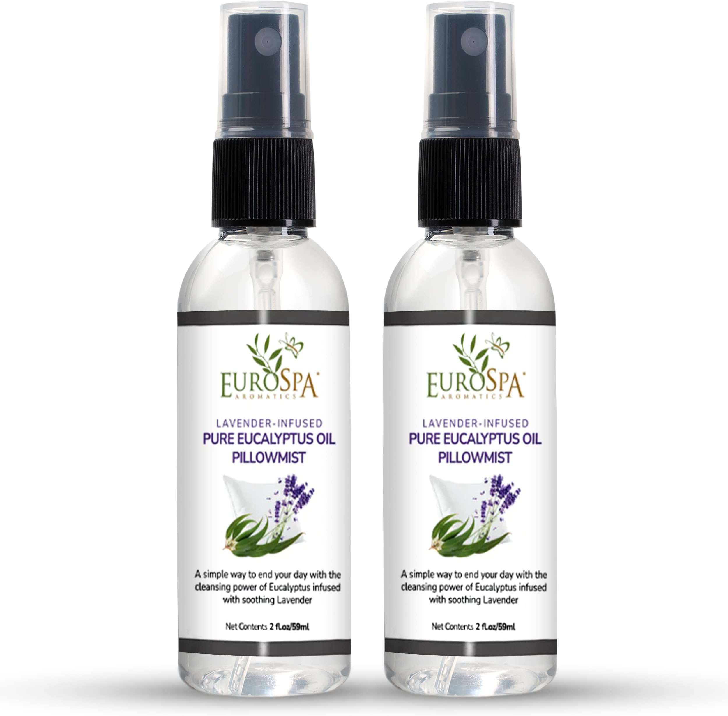 Amazon.com: EuroSpa Aromatics Lavender-Infused Pure Eucalyptus Oil ...