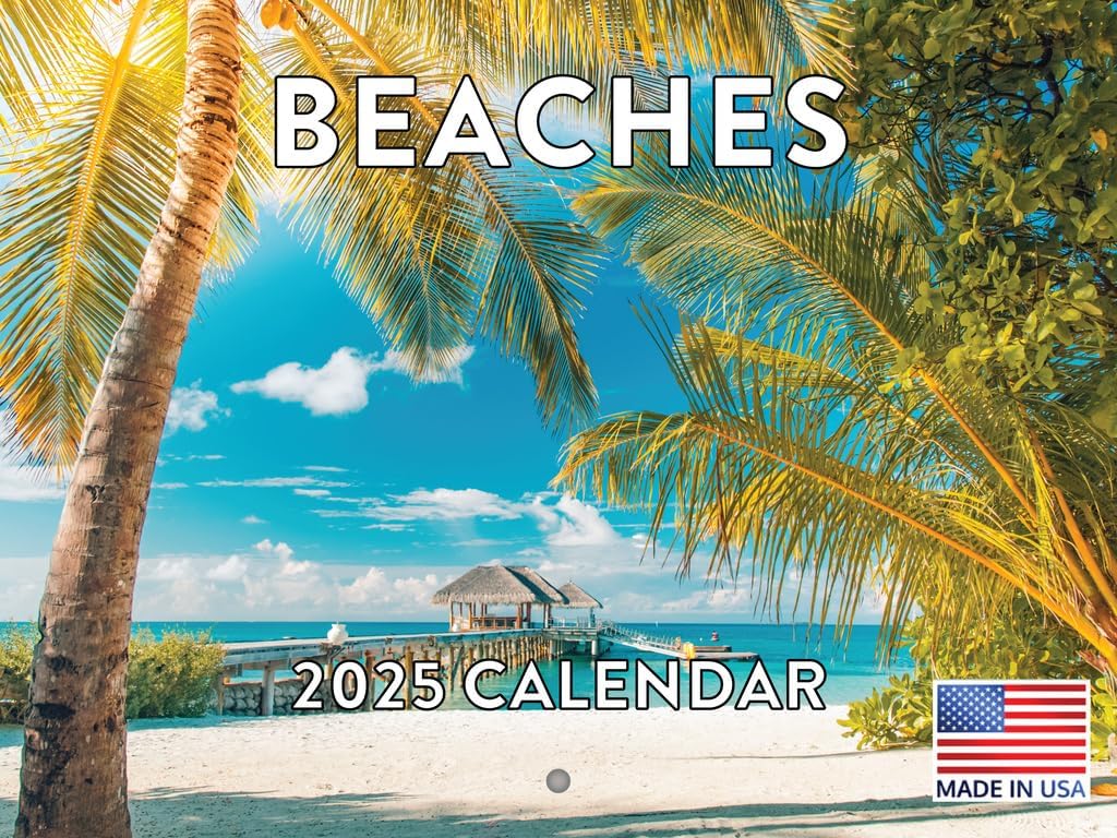 Amazon.com: Beach Calendar 2025 Tropical Beaches Ocean Island Seaside ...