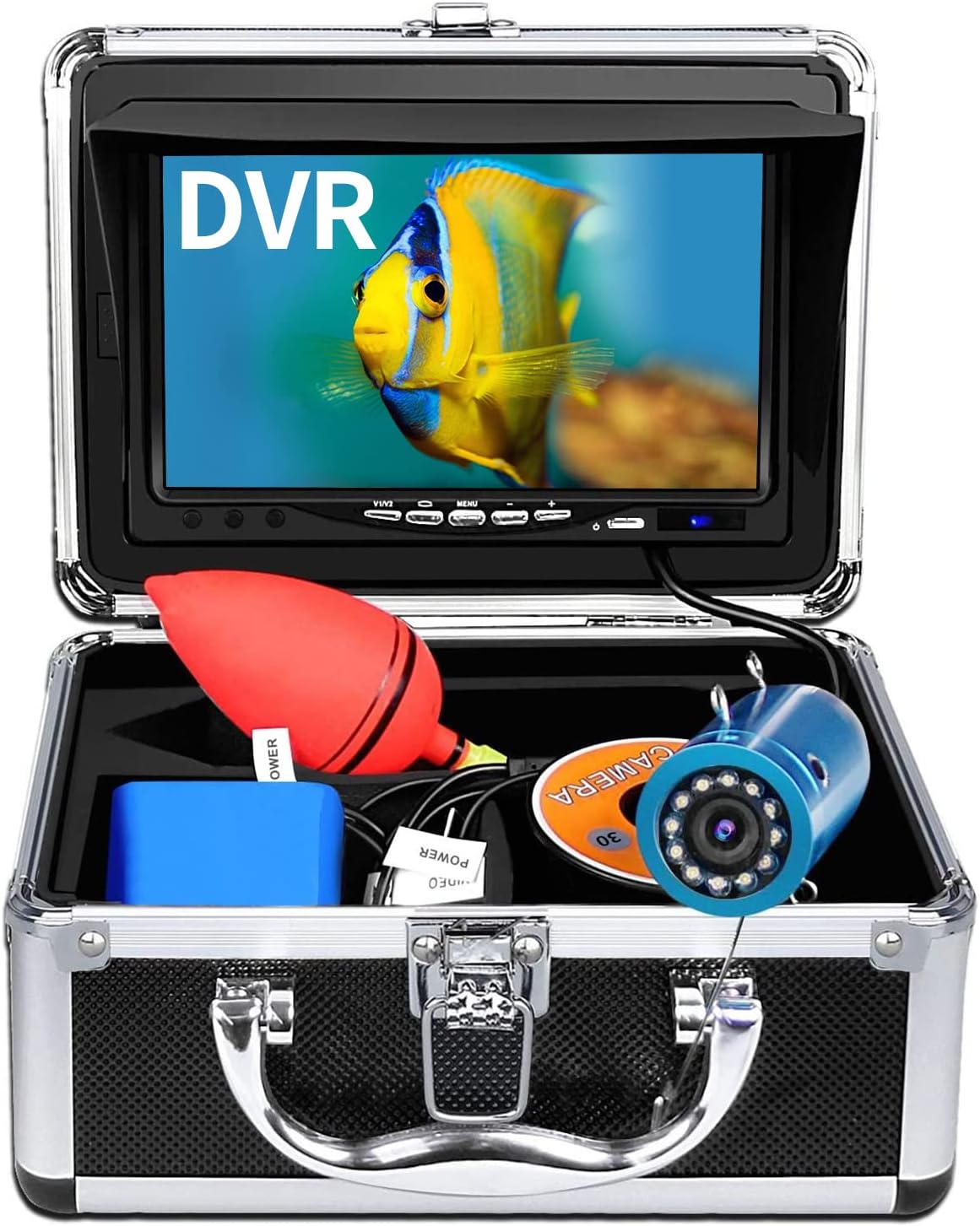 Amazon.com : MOOCOR Underwater Fishing Camera, Portable Fish Finder ...