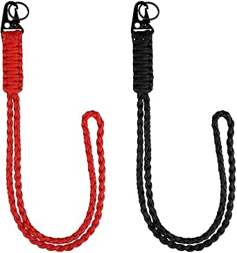 Amazon.com: 2 Set Paracord Lanyard Heavy Duty Braided Lanyards, 550 ...