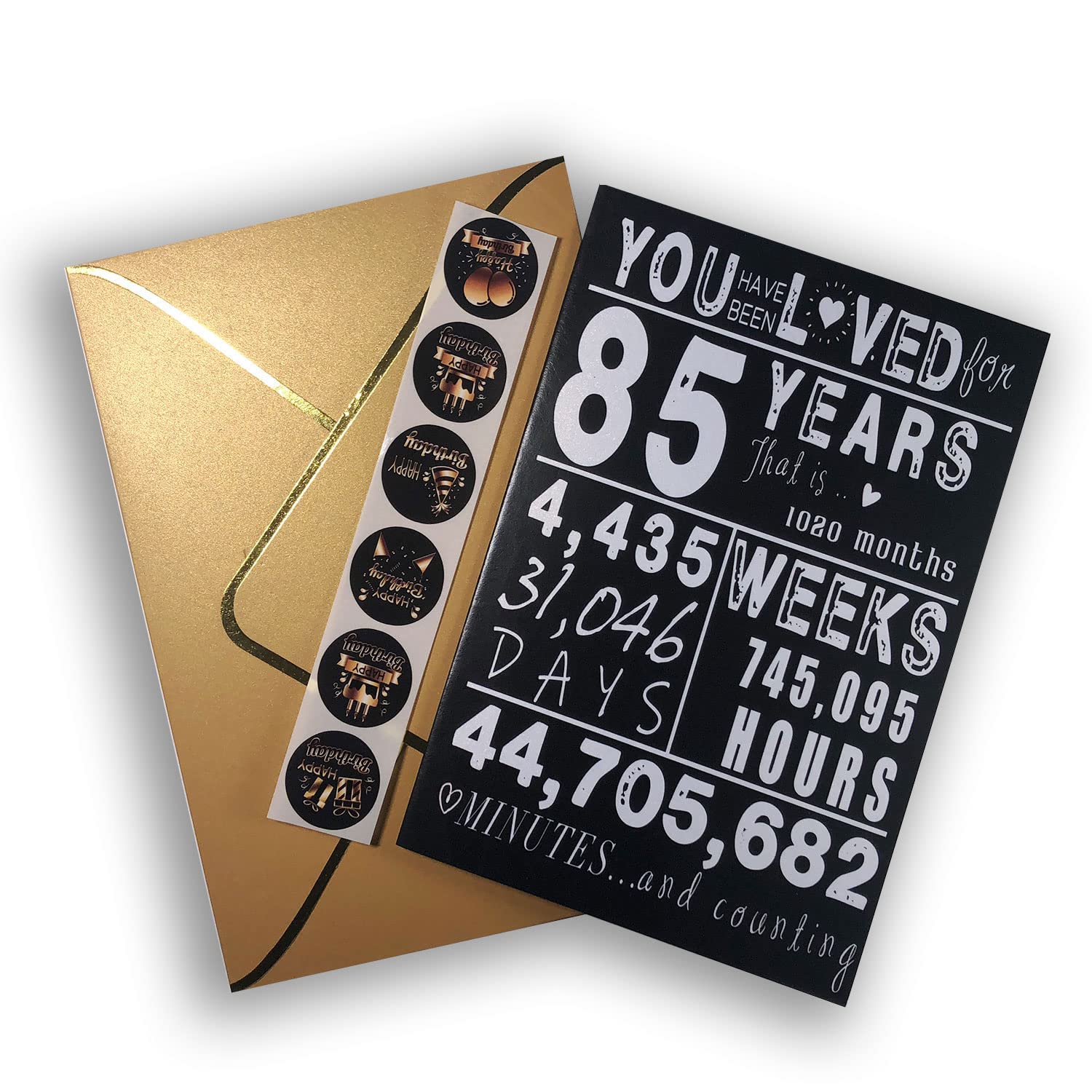 Amazon.com : Cheers to 85th Birthday Cards for Mom Dad, 85th Bday Gifts ...