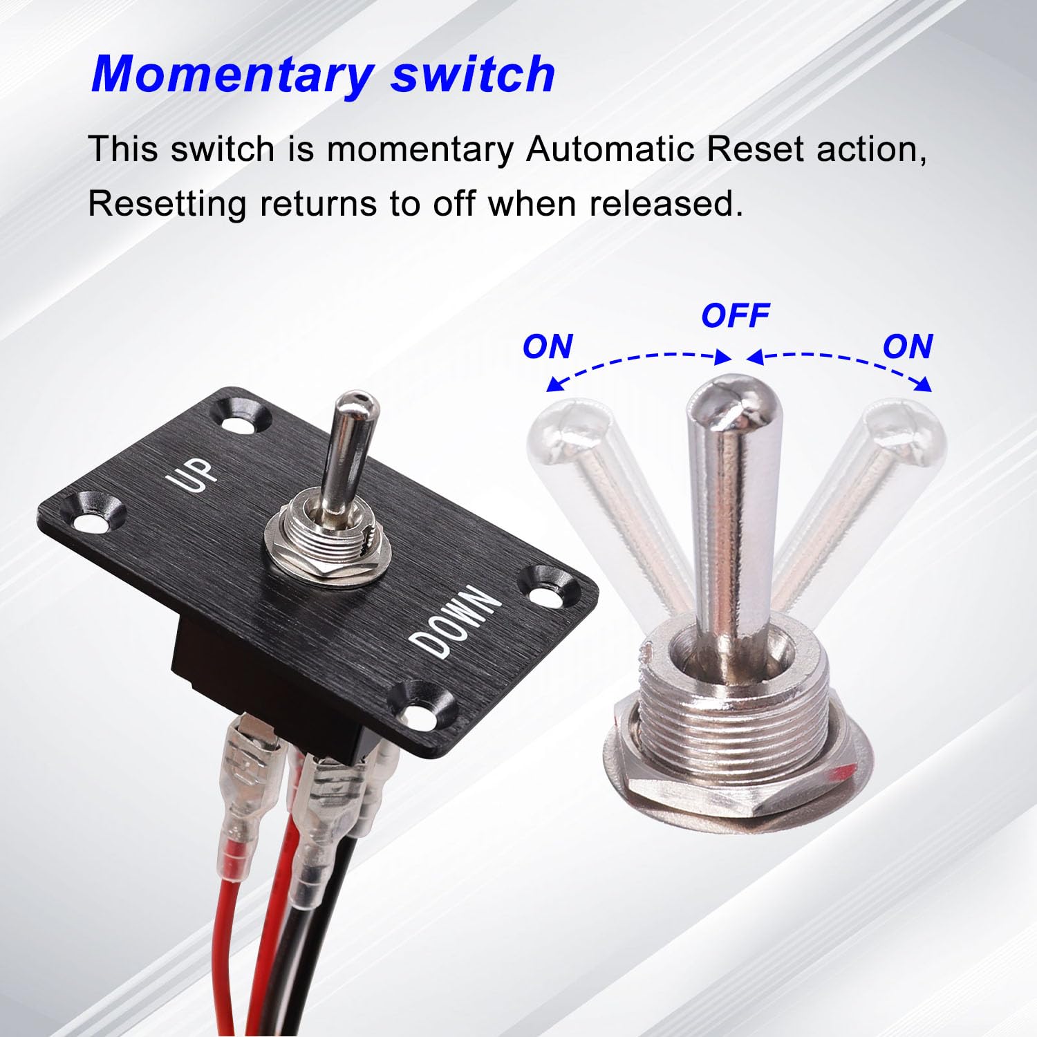 Snapklik.com : Weideer Momentary Reverse Polarity Switch 12V 30A Motor ...