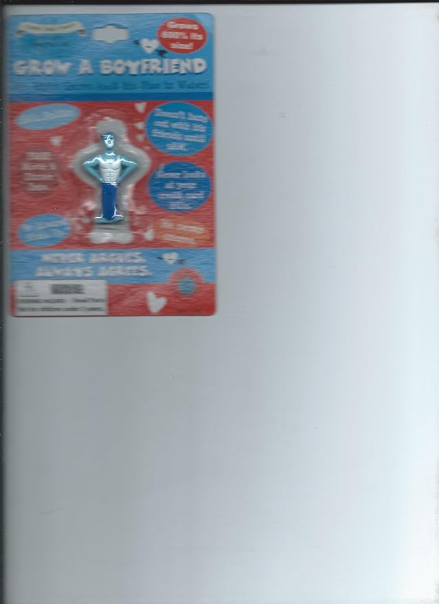 Amazon.com: Grow a Boyfriend - Mr Right /grows 600% His Size in Water ...