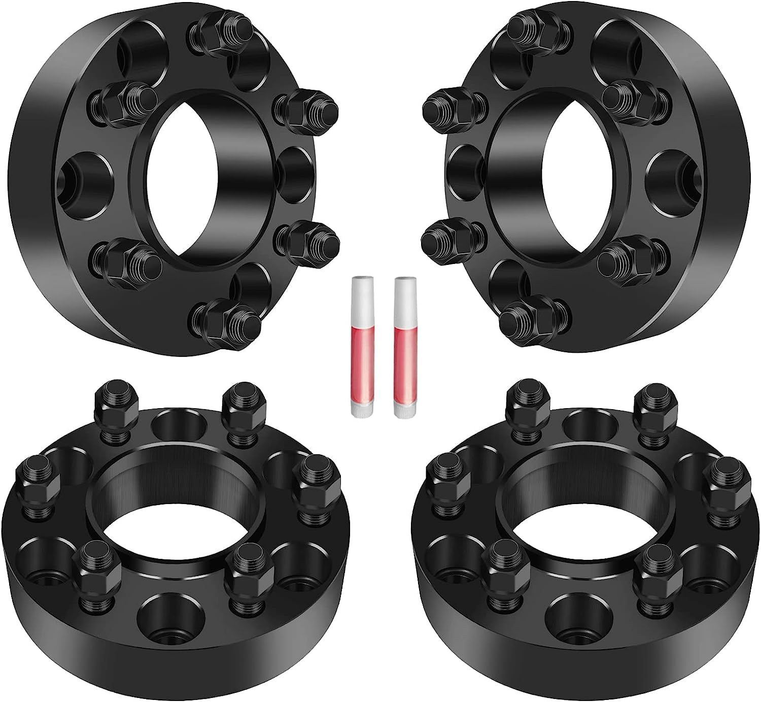 Amazon.com: ECCPP 4PCS 1.5 inch 6 Lug Wheel Spacers hubcentric 6x135mm ...