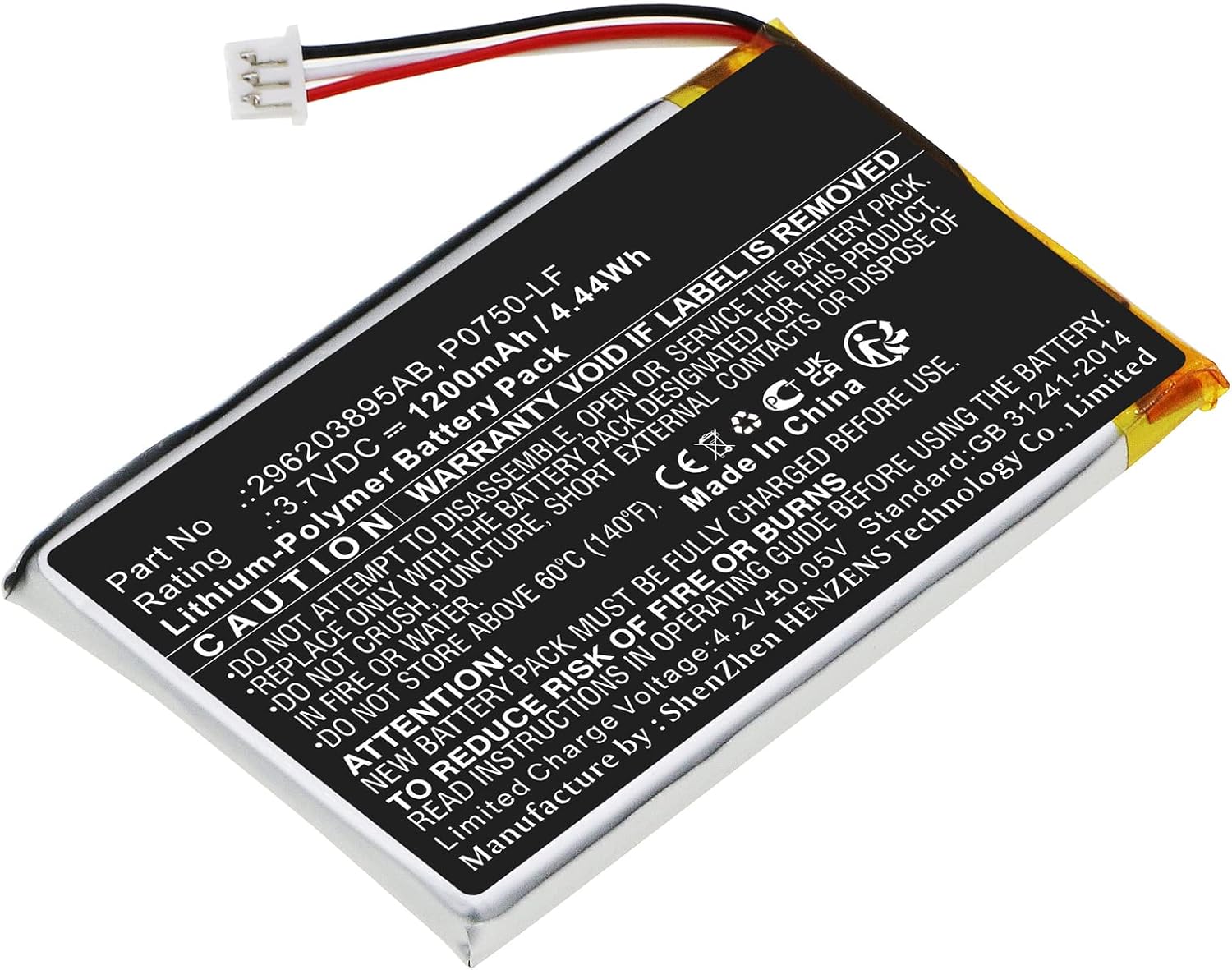 Amazon.com: Synergy Digital Credit Card Reader Battery, Compatible with ...