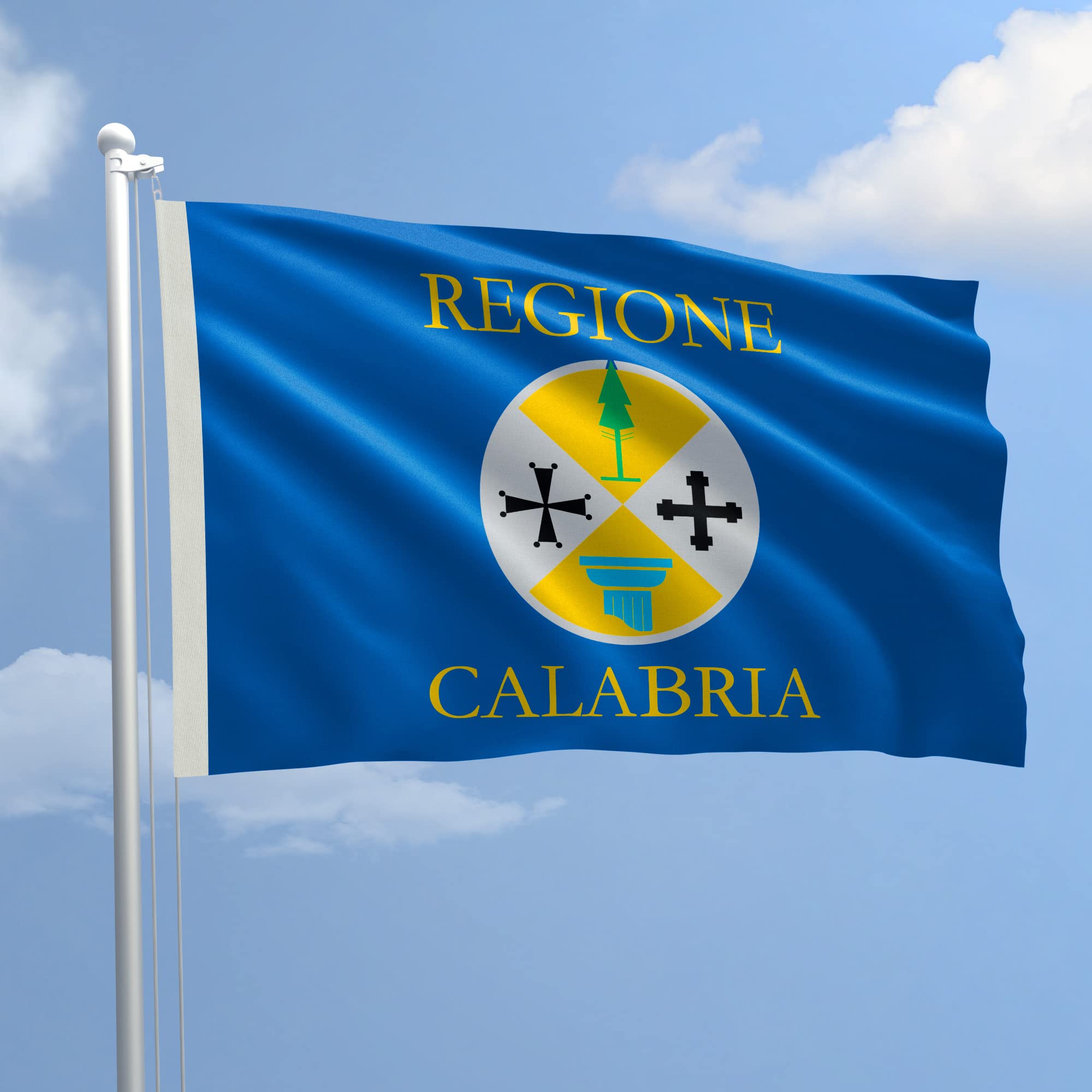 Zimbalatti Regione Calabria Flag Amazon.com : Salvadorean Flag