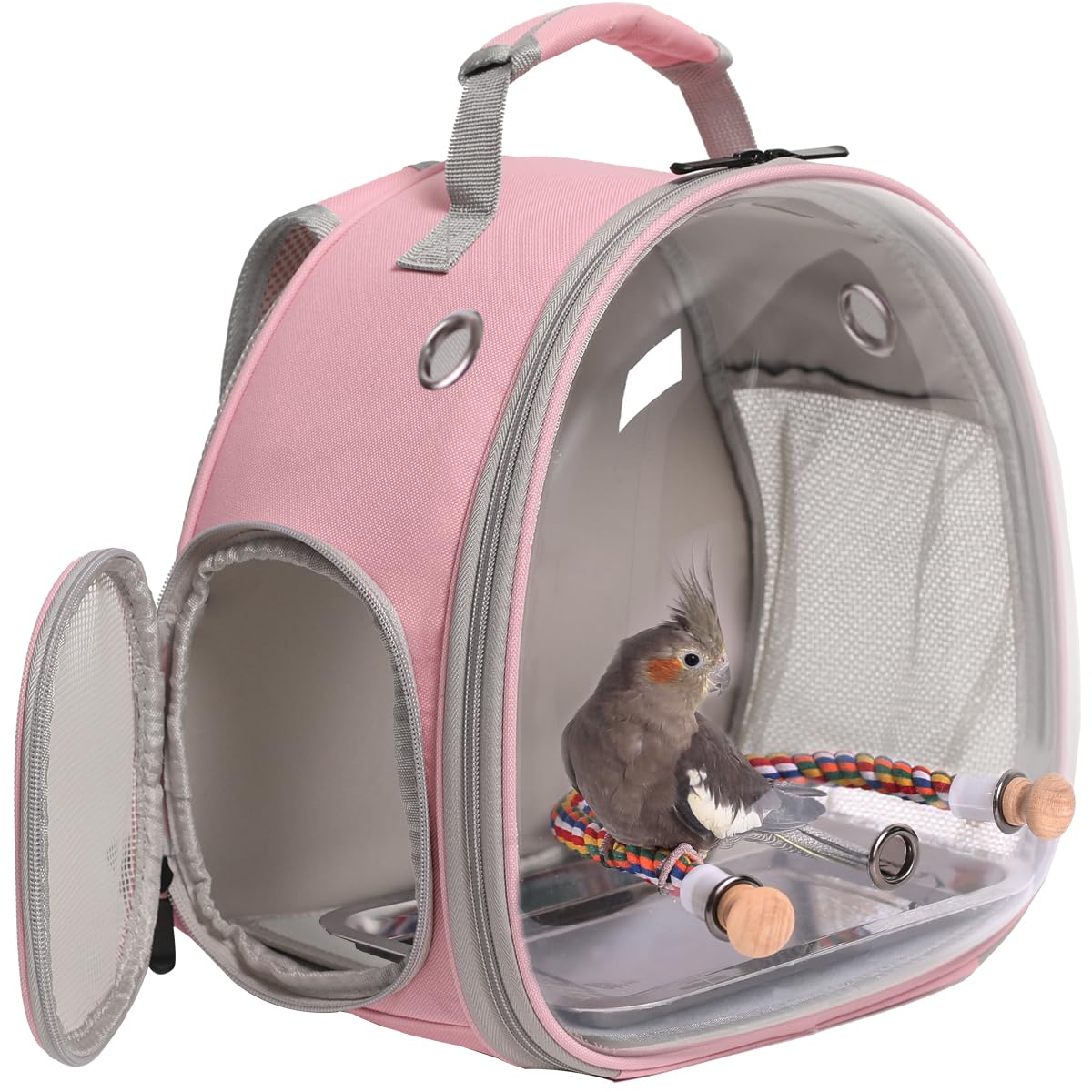Amazon.com : Small Bird Travel Backpack Carrier Cage, Backpack to ...
