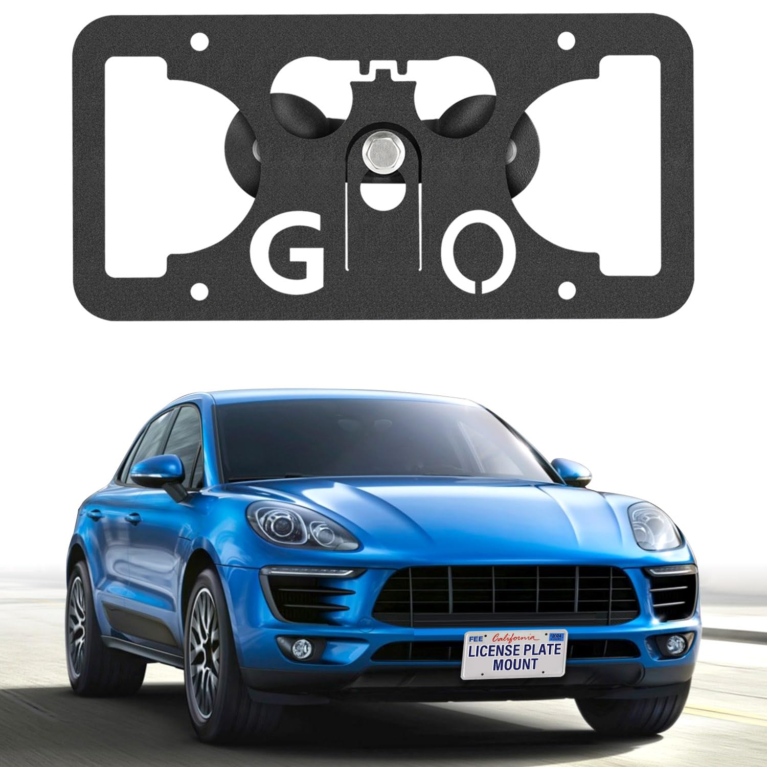 Amazon.com: No Drill Front License Plate Bracket Mount Kit Compatible ...