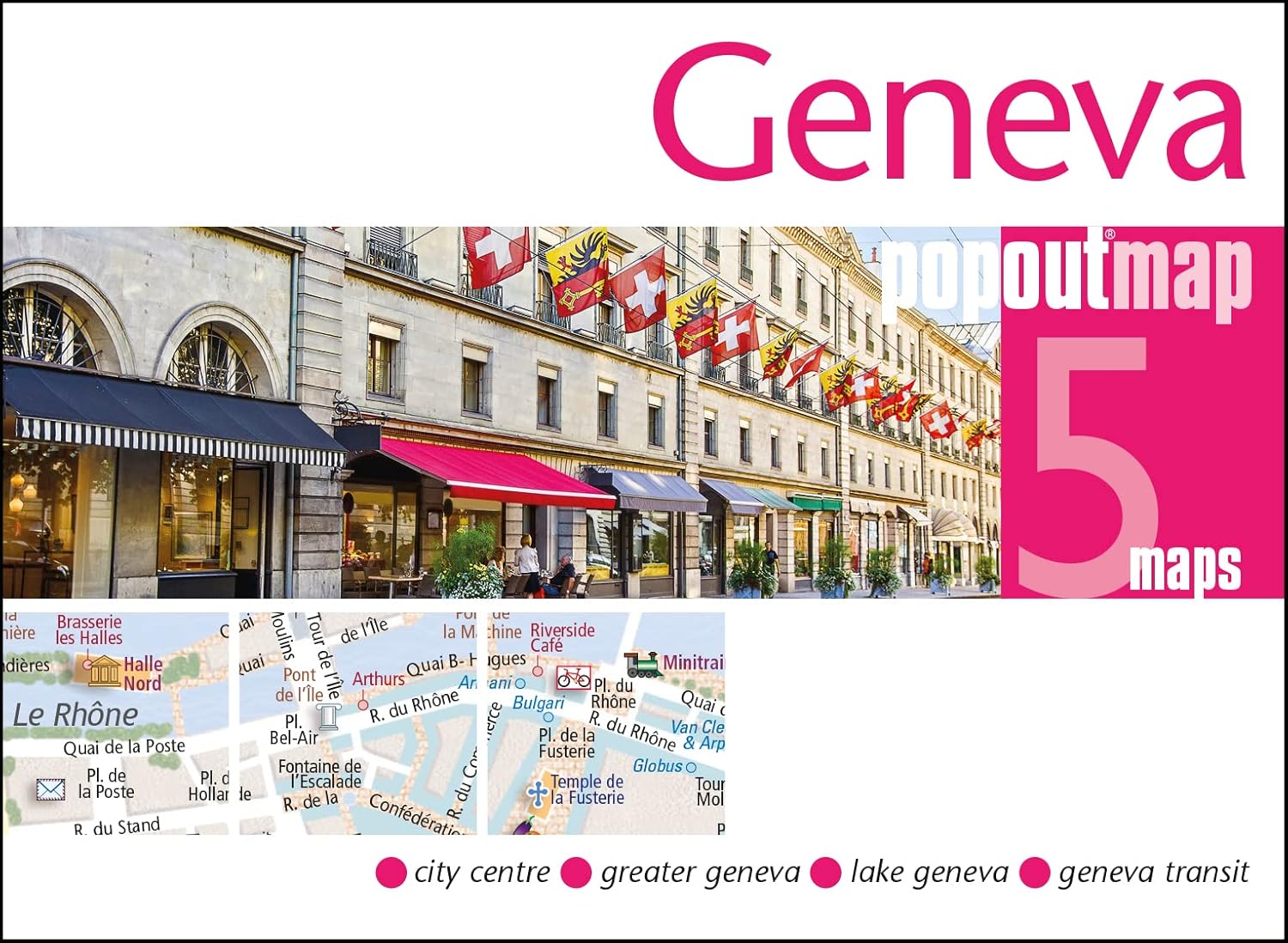 Geneva PopOut Map (PopOut Maps) : PopOut Maps: Amazon.co.uk: Books