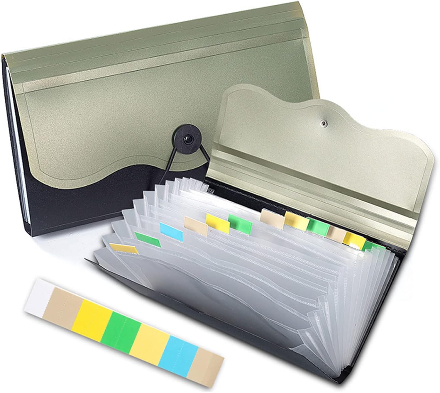 Amazon.com : B5 Accordion Folder Expanding File Wallet Document ...