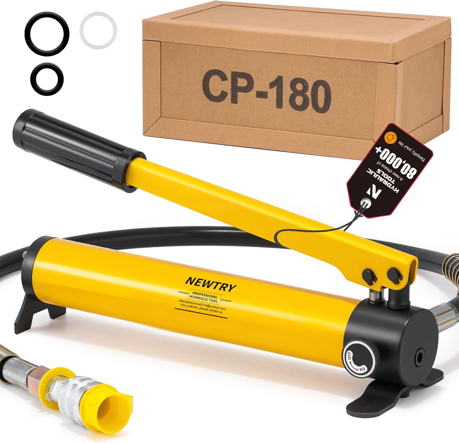 NEWTRY CP-180 Hydraulic Pump Hand Operated Pump Hydraulic Hand Pump ...