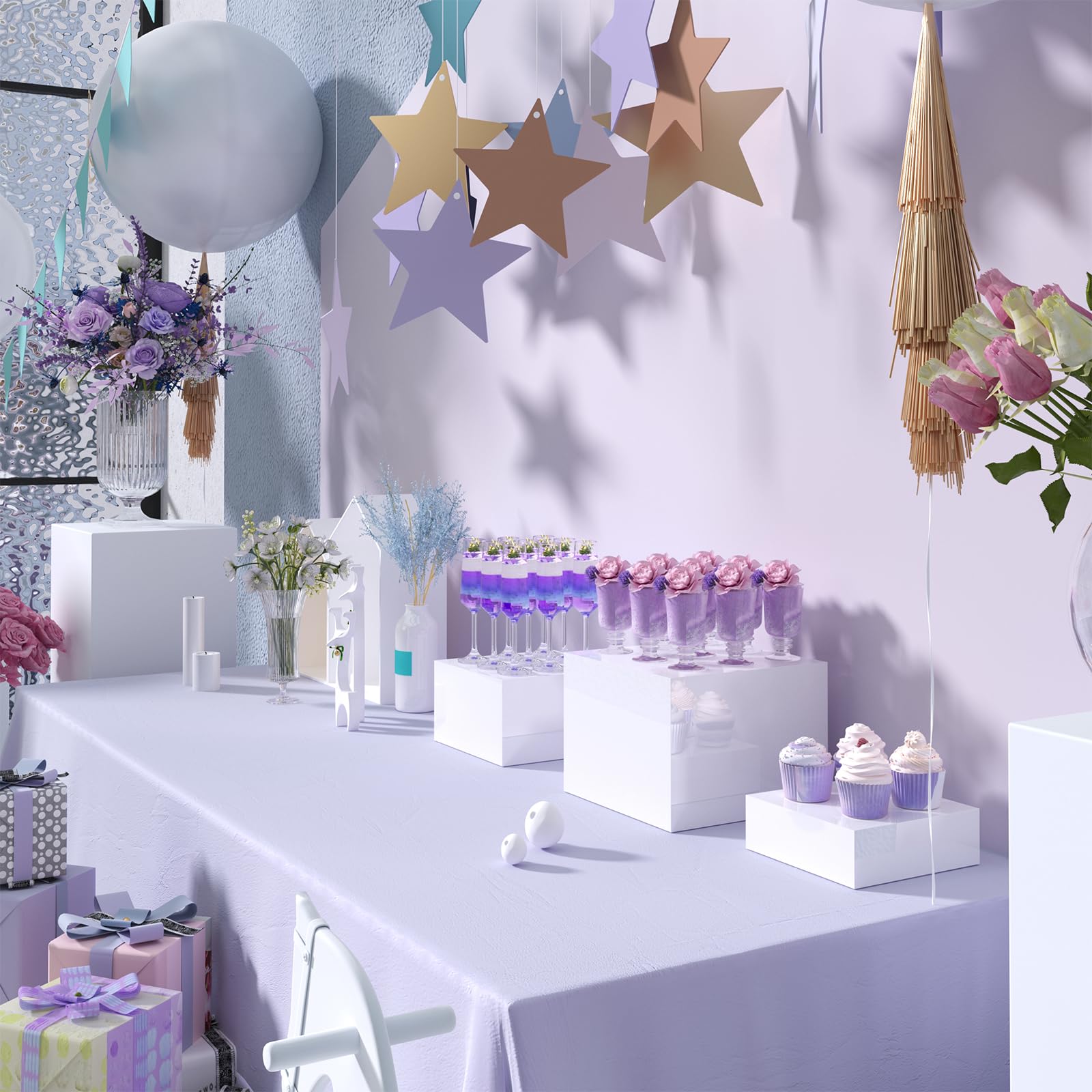 Snapklik.com : PITBVO Buffet Risers, Food Display Risers For Party ...