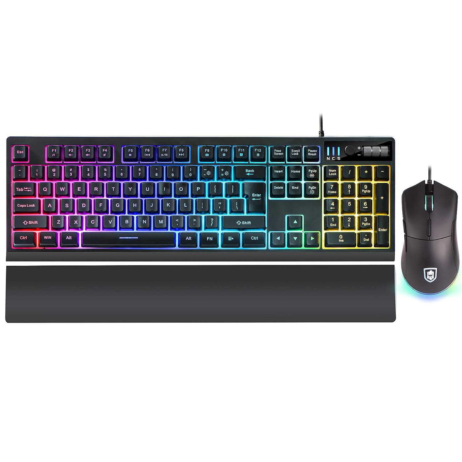 Amazon.in: Buy RGB Gaming Keyboard and Mouse Combo,RGB Mechanical Feel ...