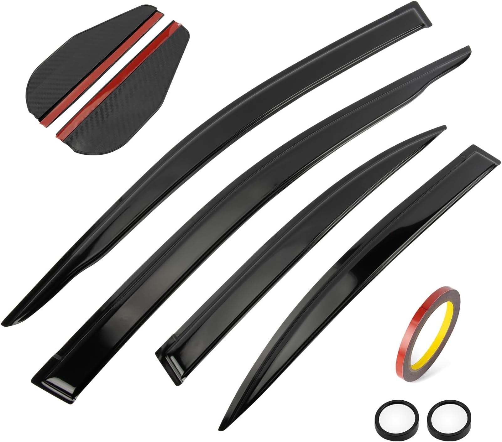 Amazon.com: PSLER 4PCS Side Window Vent Visor Window Deflectors for ...