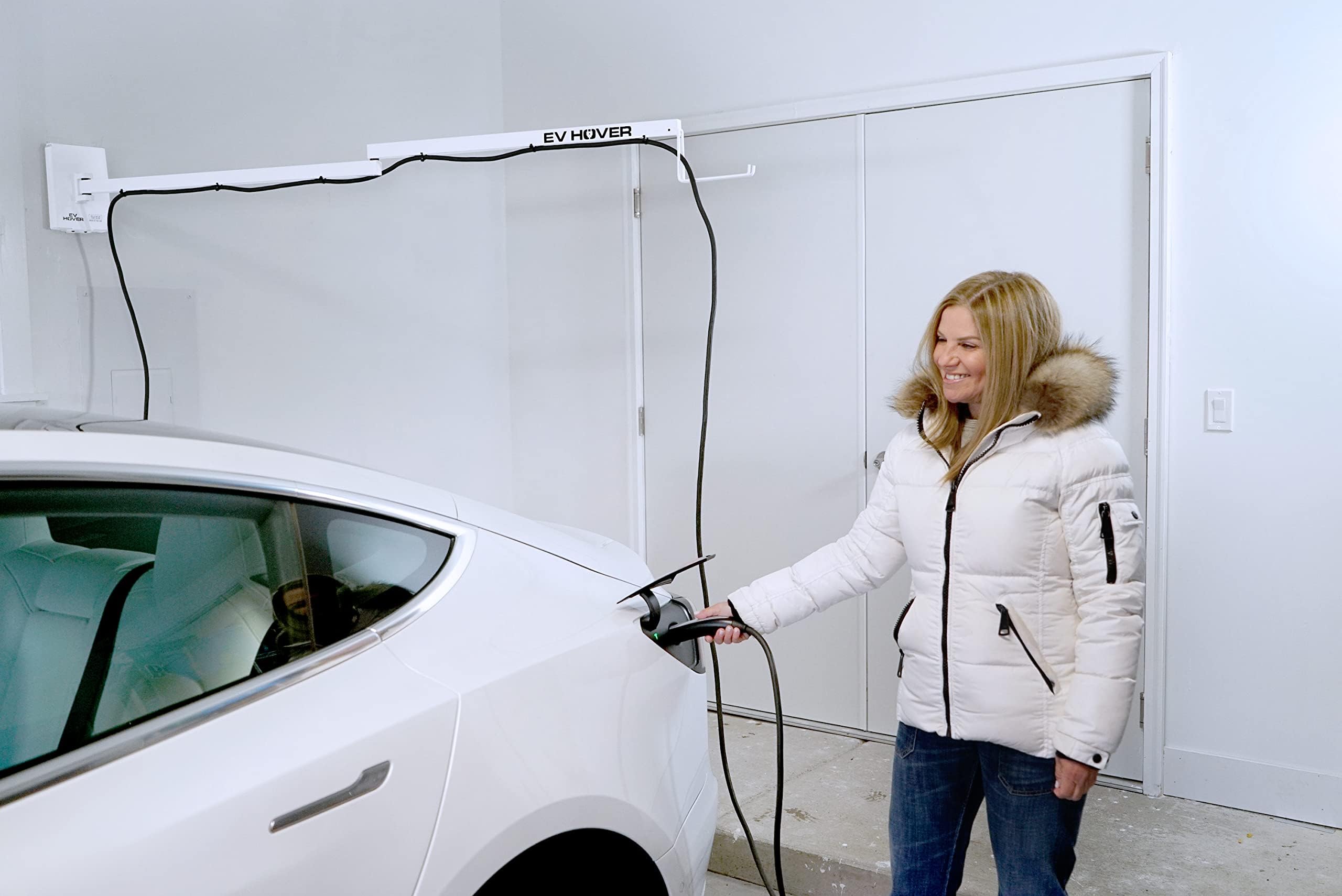 Amazon.com: EV Hover Electric Vehicle Cable Management System ...