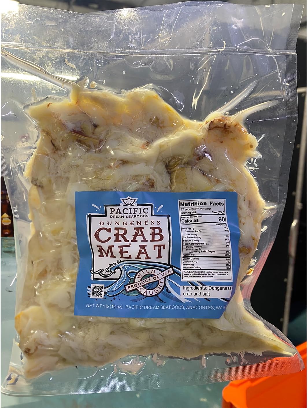 Amazon.com: Pacific Dream Seafoods Dungeness Crab Meat Frozen (1 pound ...