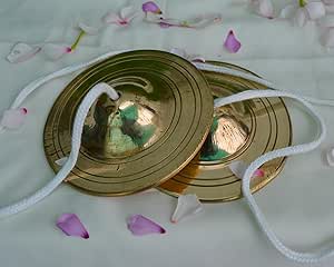 Brass Manjira Instrument Finger cymbal or Hand Cymbals Metal Clapper ...