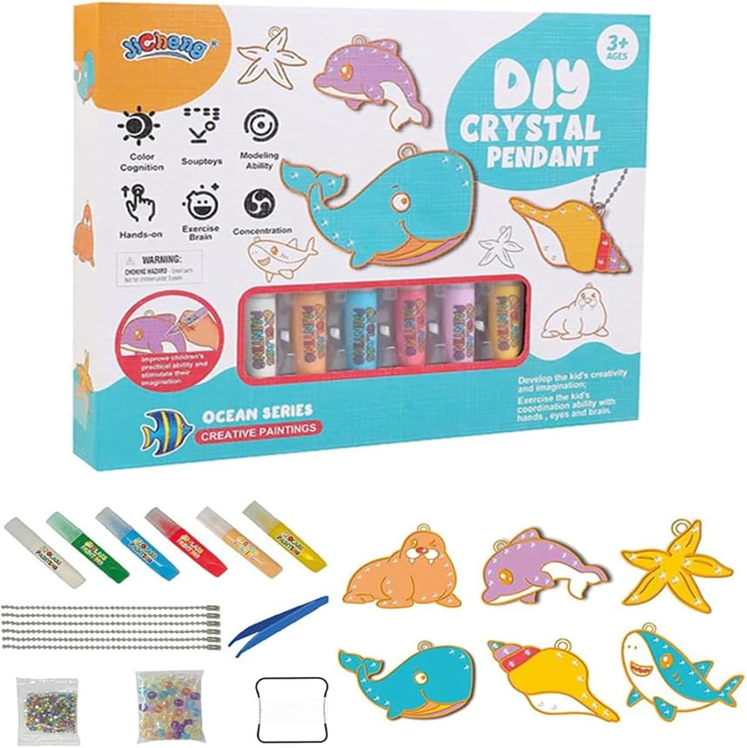 Amazon.com: Leutsin DIY Crystal Paint Arts and Crafts Set - Diamond ...