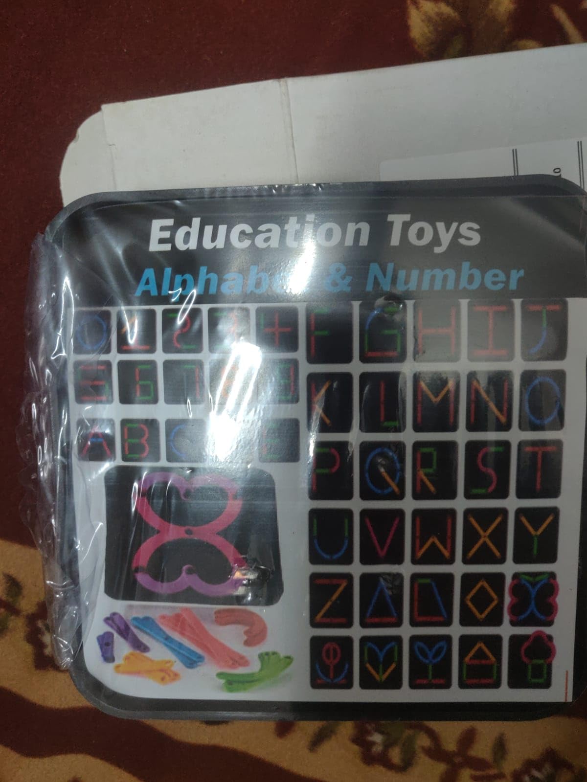 CloudTech® Alpha Numeric Puzzle - Alphabet Construction Puzzle Toys for Kids - Multi Activity ...