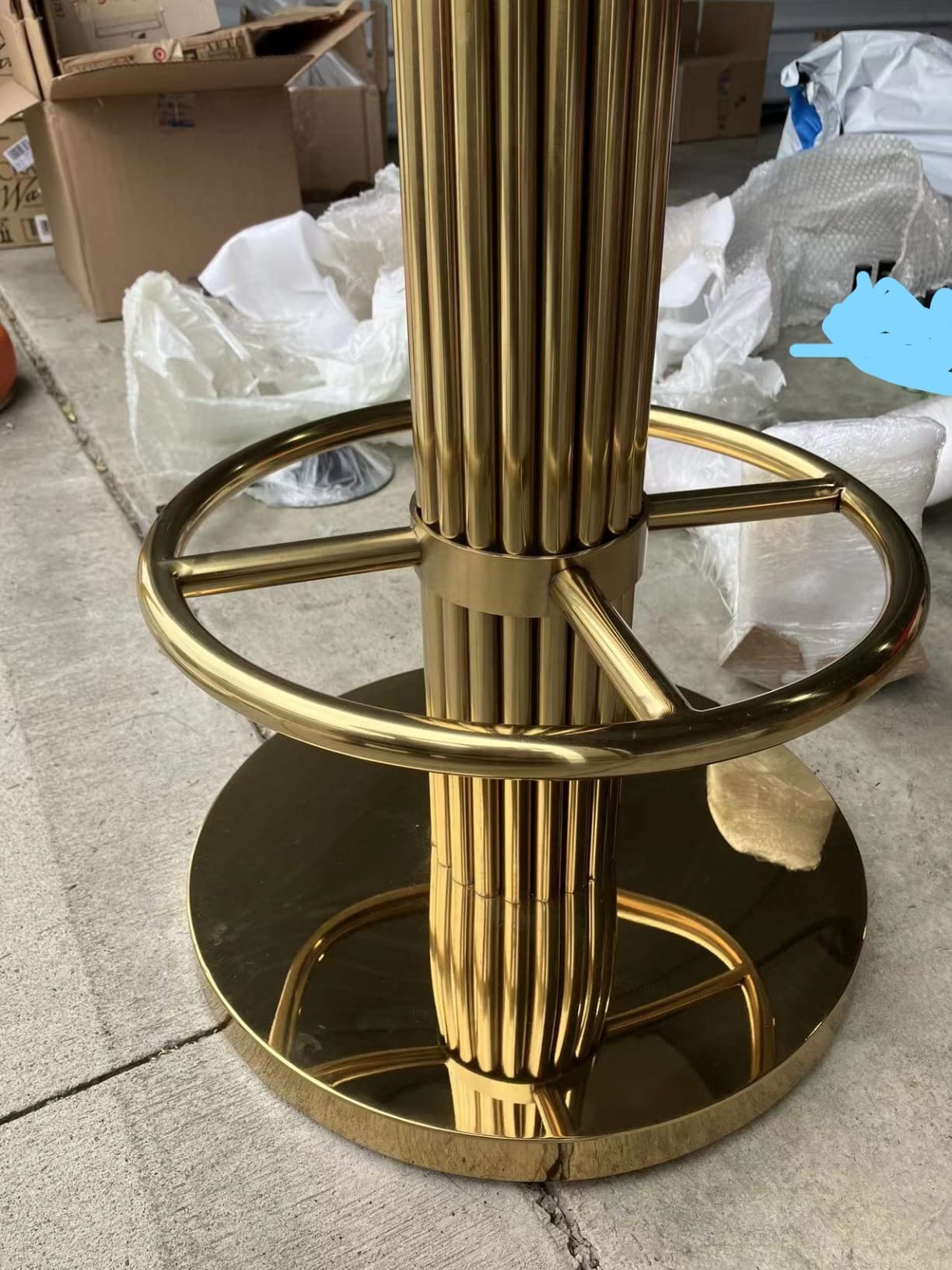 $13/mo - Finance FUNROLUX Counter Height Bar Stools with Back, Modern ...