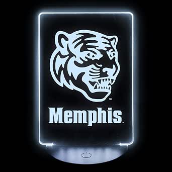 Memphis Tigers Acrylic LED Night Light with Remote and USB Plug in ...