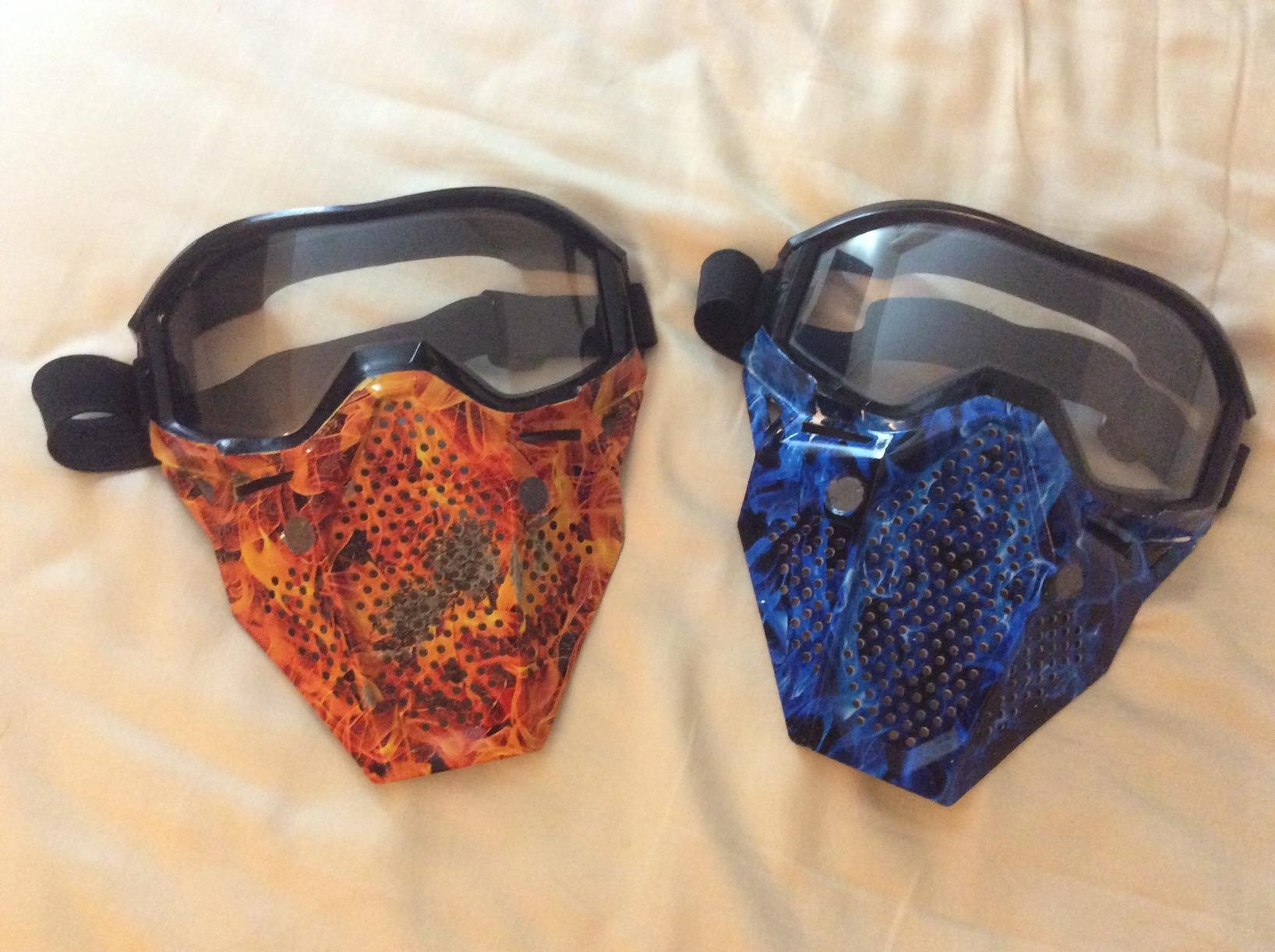 Amazon.com: Nerf Rival Face Mask, Blue Version : Toys & Games