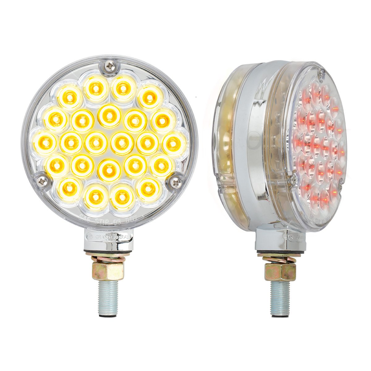 Amazon.com: GG Grand General 78376 4" Double Faced Amber/Red Pearl 48 ...