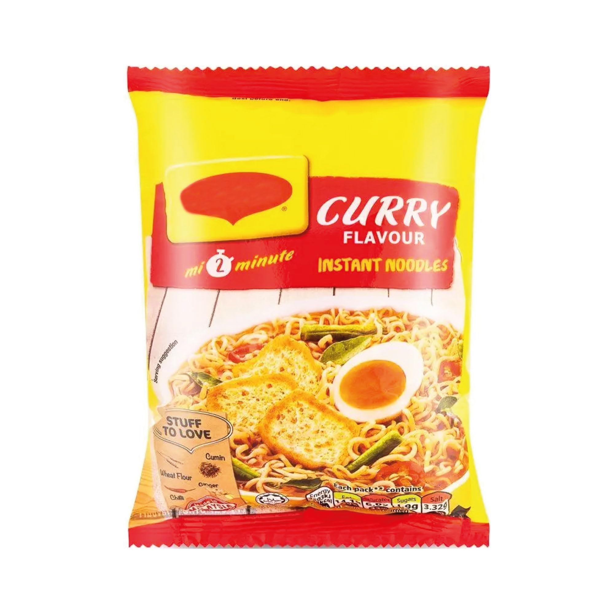 Maaggi Instant Noodles Malaysian Curry Flavour Authentic Recipe Quick ...