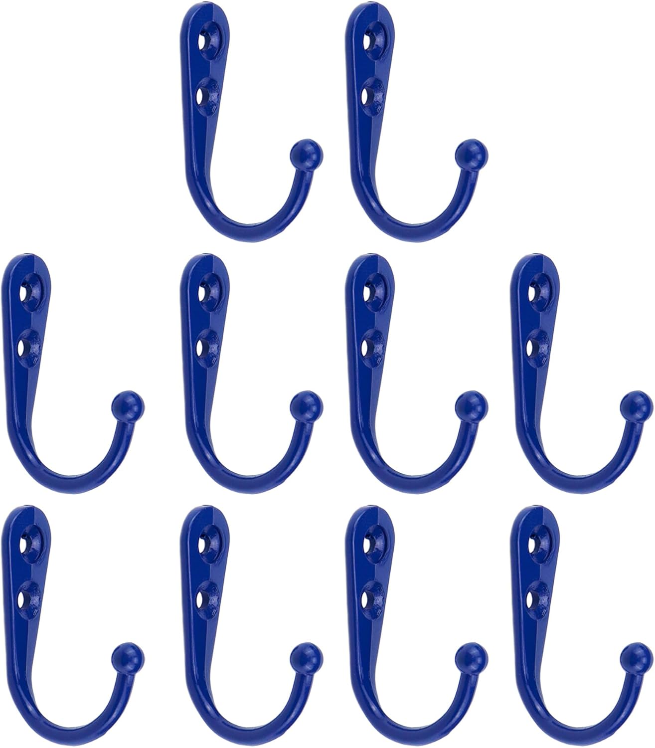 Amazon.com: Nicerity Royal Blue Wall Mounted Coat Hooks, Hooks for Wall ...