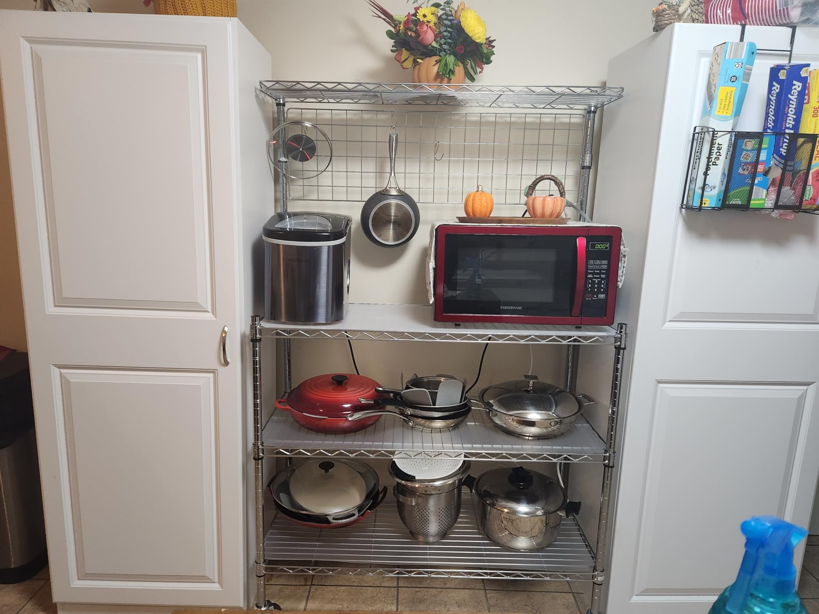 $23/mo - Finance Kitchen Bakers Rack, NSF Certified 4-Tier Microwave ...