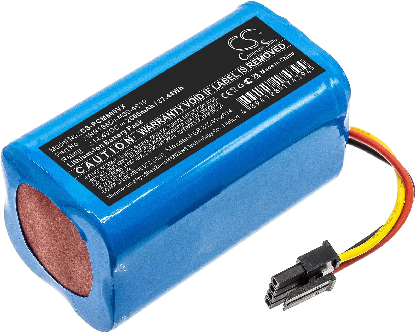 Amazon.com: ChoyoqeR 2600mAh/ 14.4V INR18650-M30-4S1P, T-4S1P-B-U21 ...