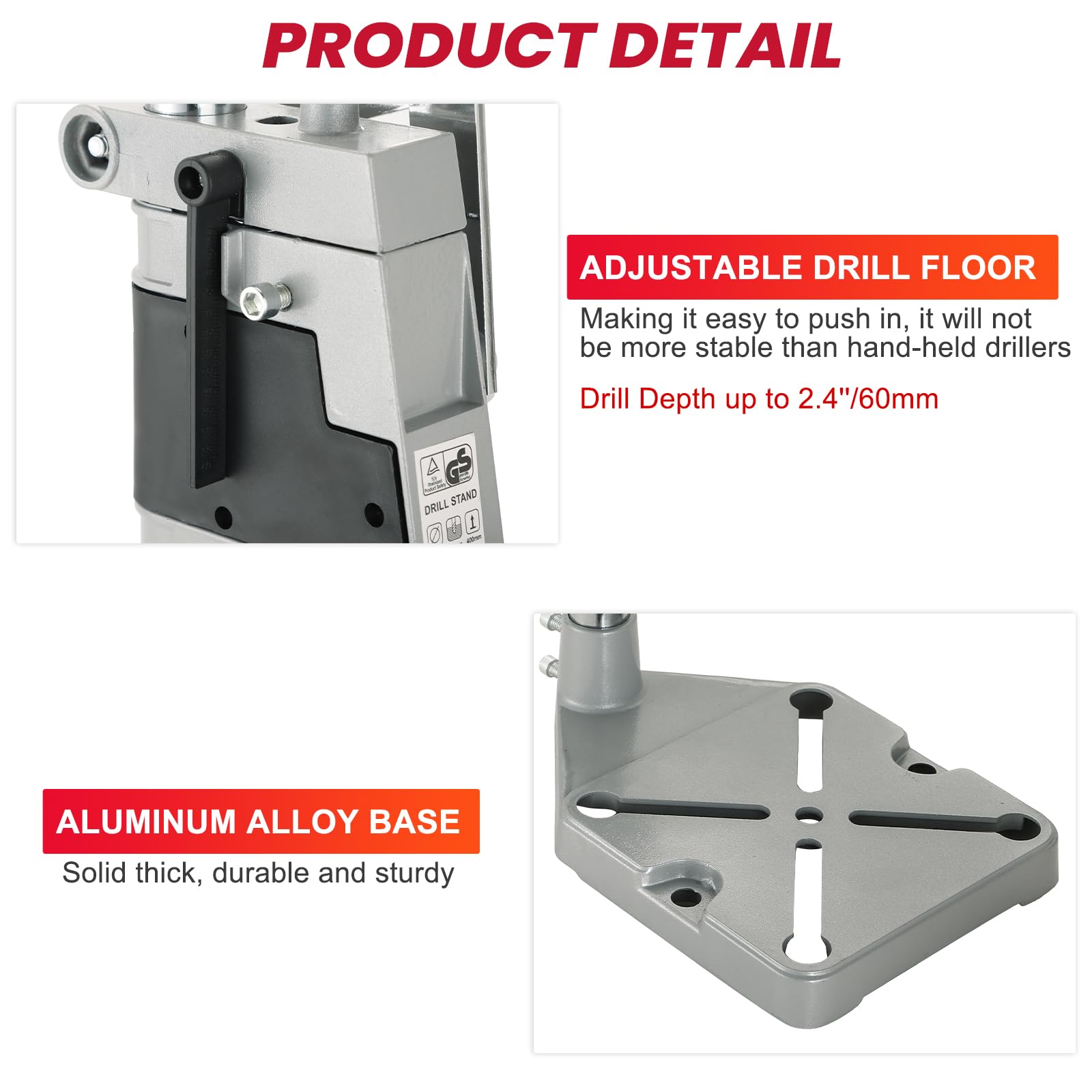 Snapklik.com : DASBET Universal Drill Press Stand Adjustable Electric ...