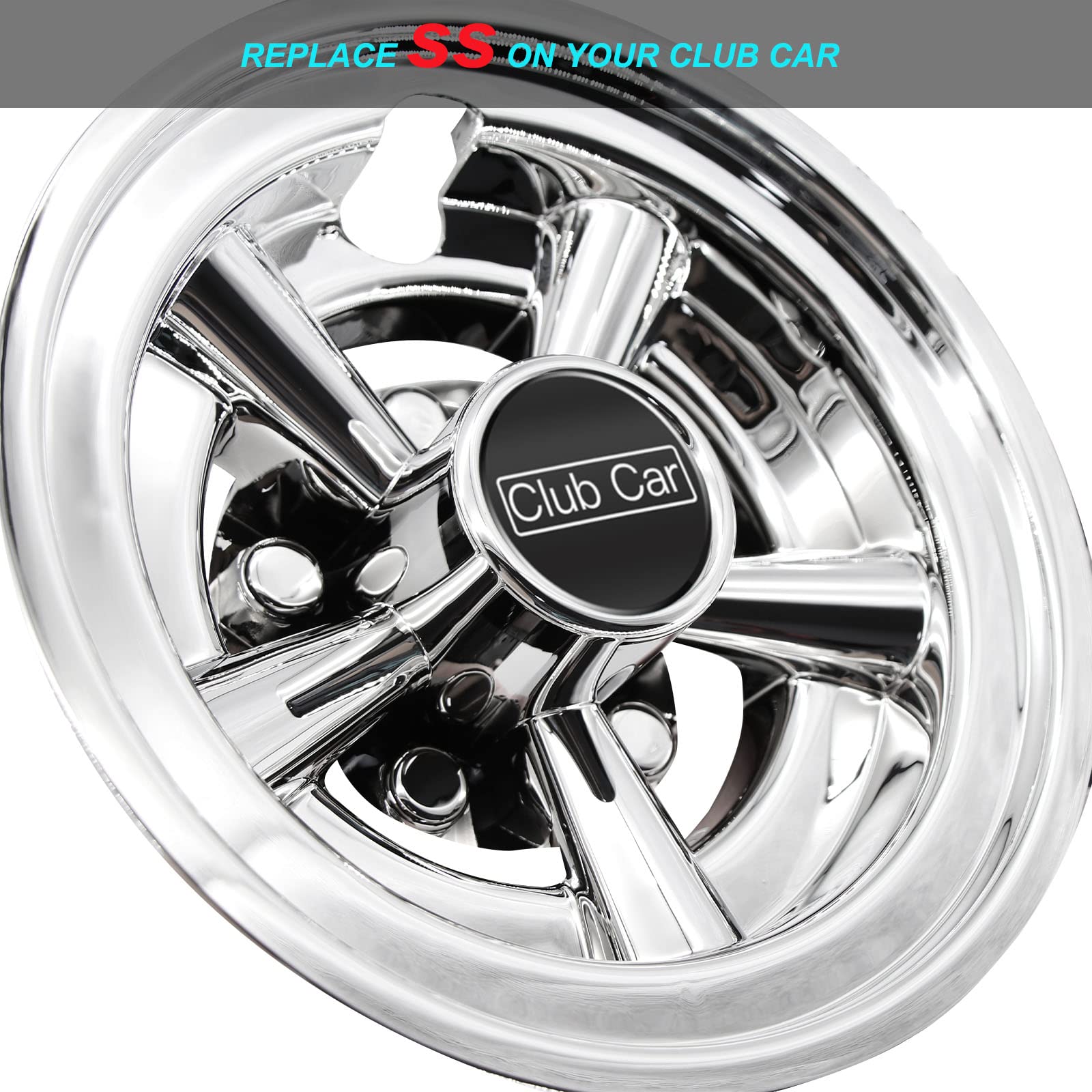 Snapklik.com : OXTOUF Logo Sticker For Club Car Golf Cart Hubcap 8 ...