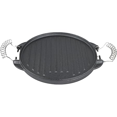 Amazon.com: Cast Iron Grill Disc Pan Insert - 7.5 Inch: Home & Kitchen