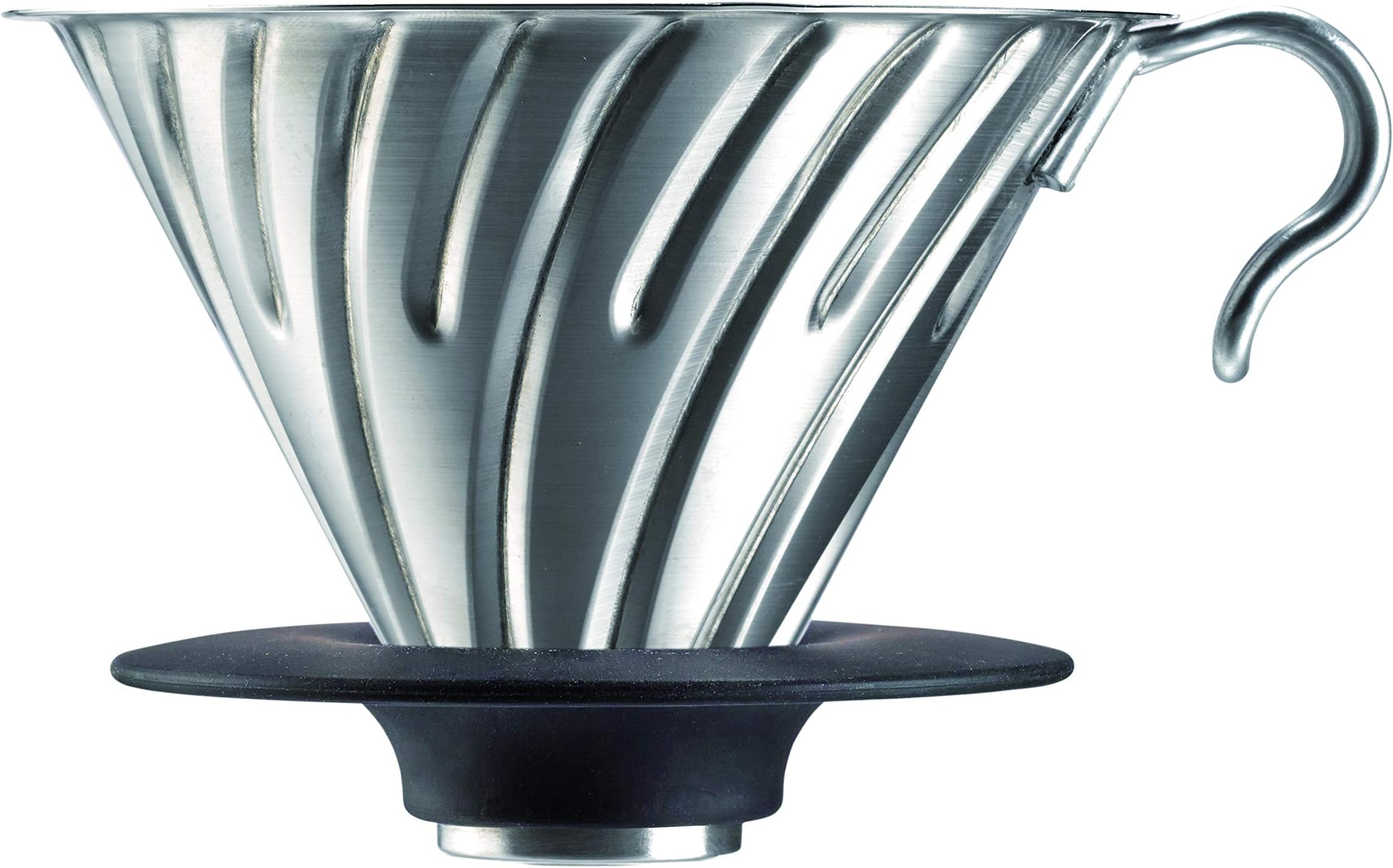 Amazon.com: Hario V60 Metal Coffee Dripper, Size 02, Silver: Drip ...