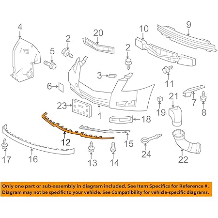 Amazon.com: Genuine GM 25798743 Bumper Fascia, Lower, Front, Gray ...