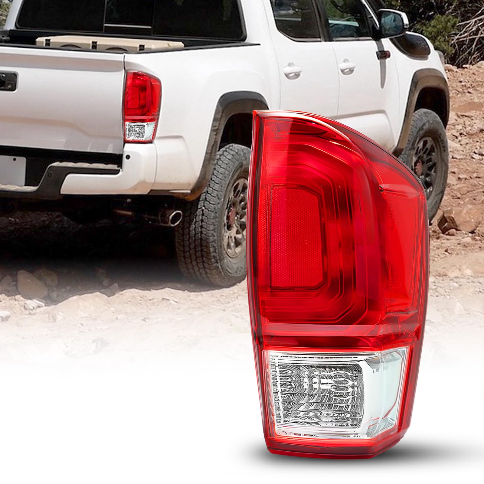 Amazon.com: AUTOONE For Toyota Tacoma Tail Lights Assembly, Tail Lamp ...
