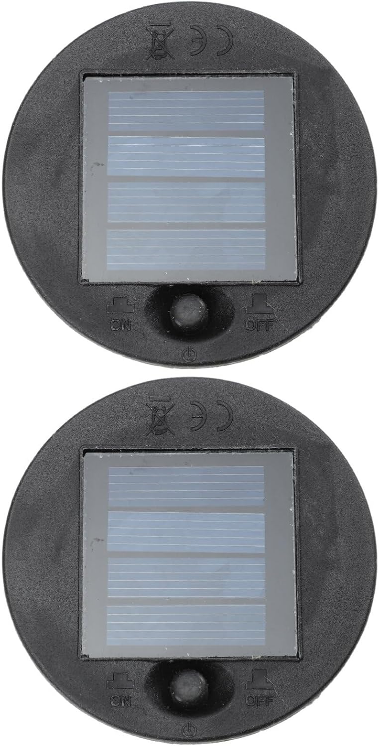 Amazon.com: balacoo Solar Panel Lights Replacement Tops: 2pcs LED ...