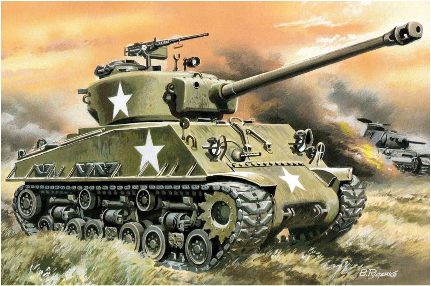 Amazon.com: ユニモデル Unifodel UUU72377 1/72 US Army M4A2 (76) W Shaman ...