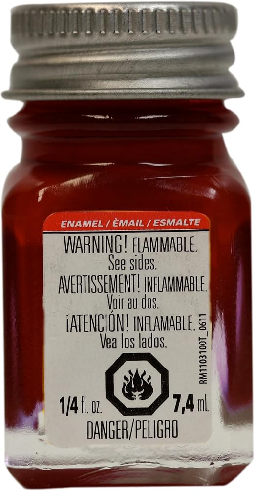 Amazon.com: Testors Enamel Paint .25oz-Dark Red Gloss : Arts, Crafts ...