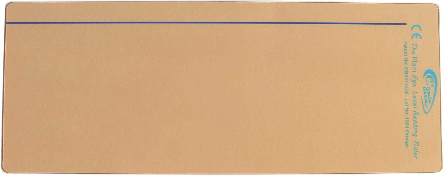 The Original Plain Window Reading Ruler Overlays - Orange (Pack of 10 ...