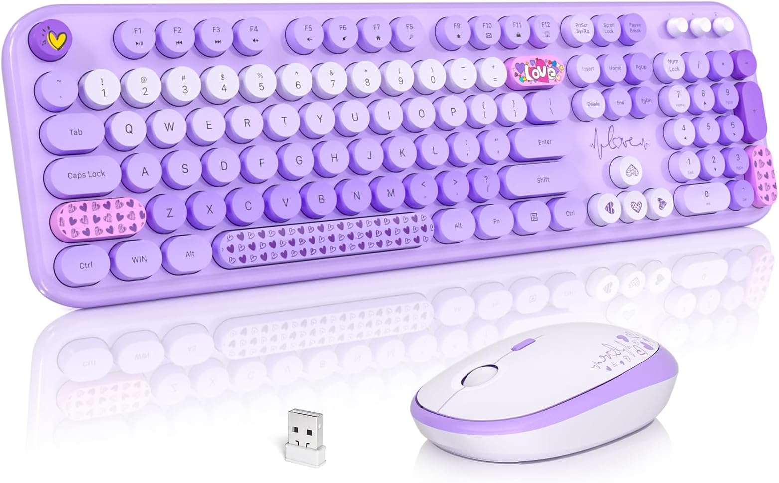 Amazon.com: Wireless Keyboard and Mouse Combo, RGB Backlit ...