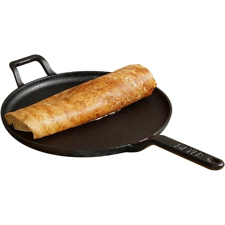 Buy Meyer Pre-Seasoned Cast Iron 2 in 1 Grill and Griddle Pan | Cast ...