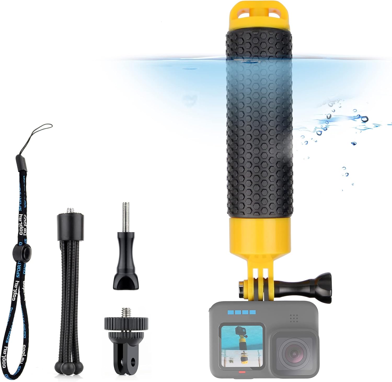 Amazon.com : GEPULY Floating Hand Grip with Mini Tripod Stand ...