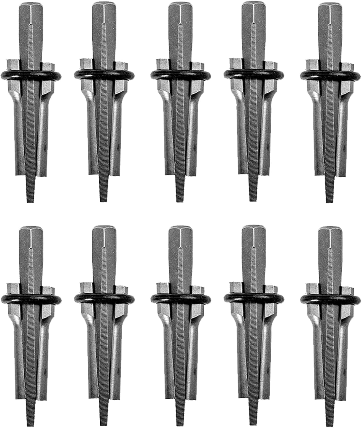 DUPDMKIN Rock Splitting Wedges Rockhounding Tools Steel Plug Wedges and ...