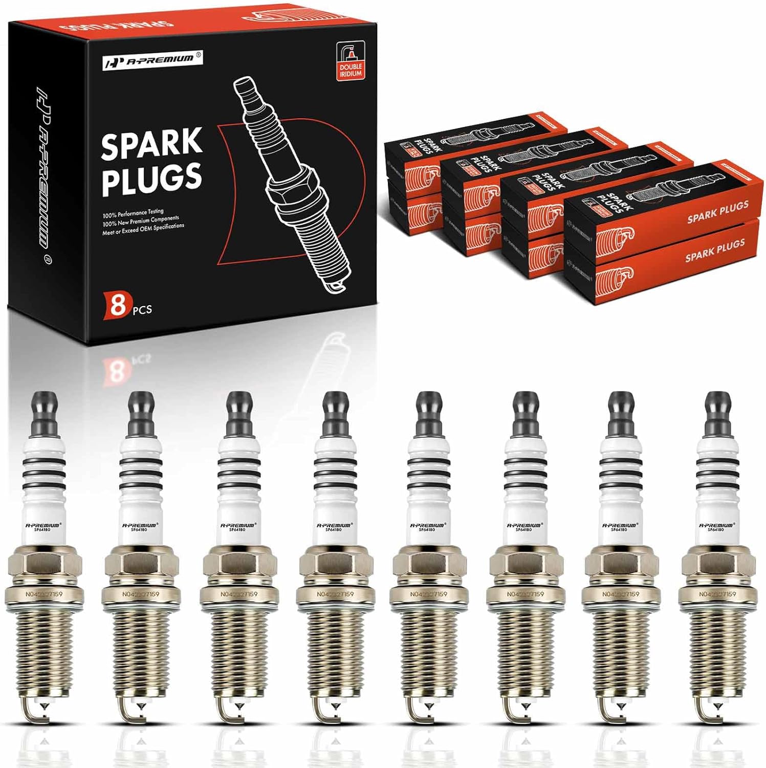 Amazon.com: A-Premium Iridium Platinum Spark Plugs (Pack of 8 ...