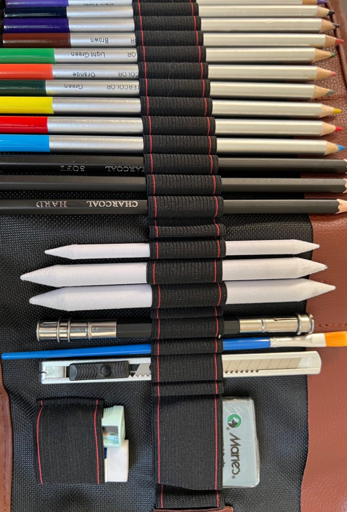 $2/mo - Finance HOTCOLOR Drawing Pencils 38pcs Art Supplies Sketching ...