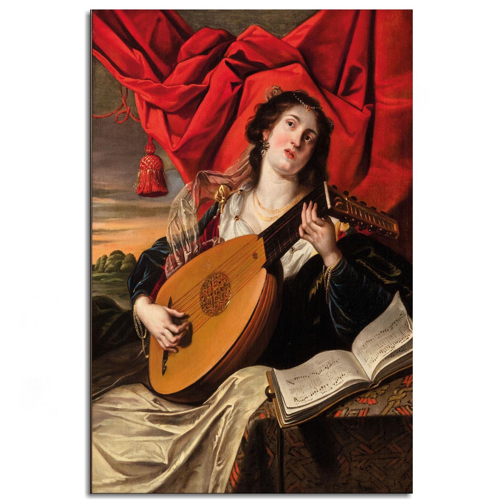 Baroque Lute Painting