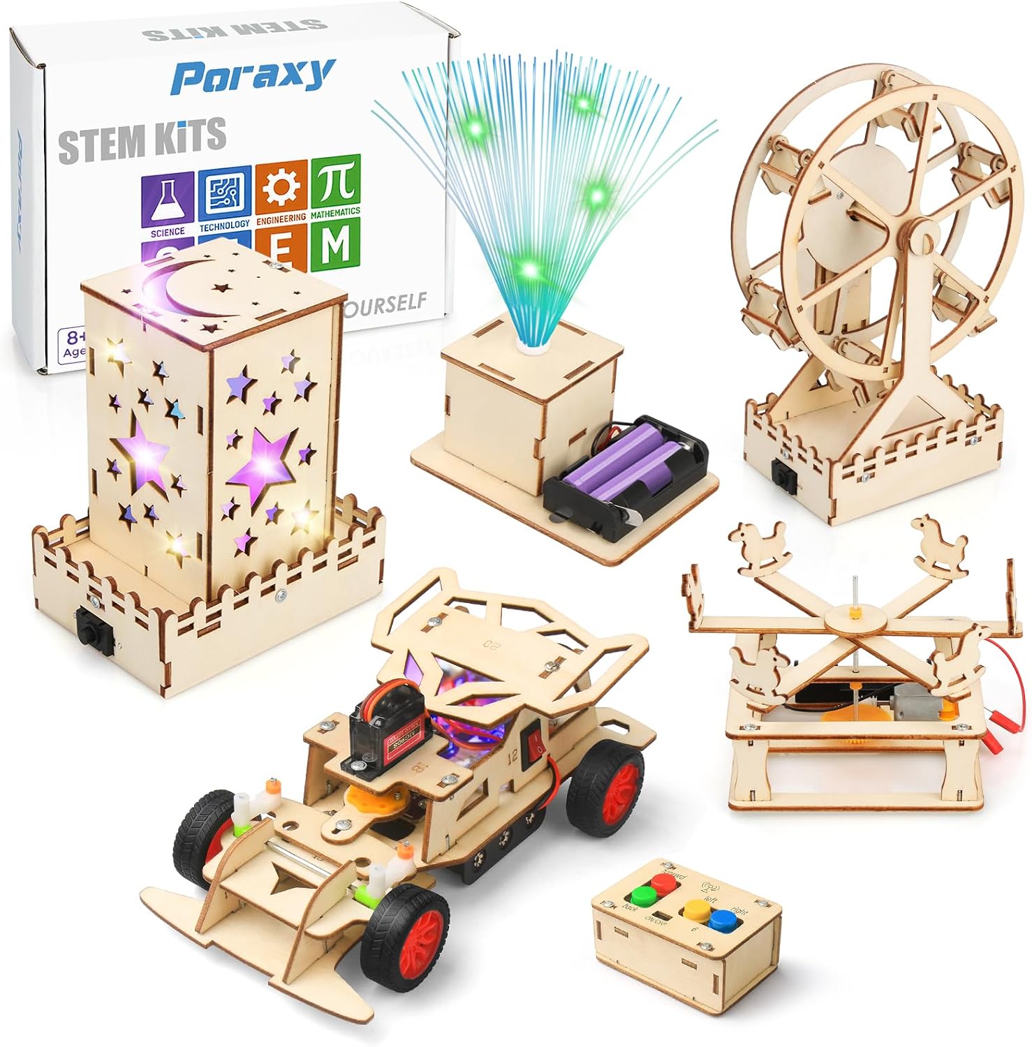 Amazon.com: Science Kits for Kids Age 8-12, 5 in 1 STEM Toys for Boys 8 ...